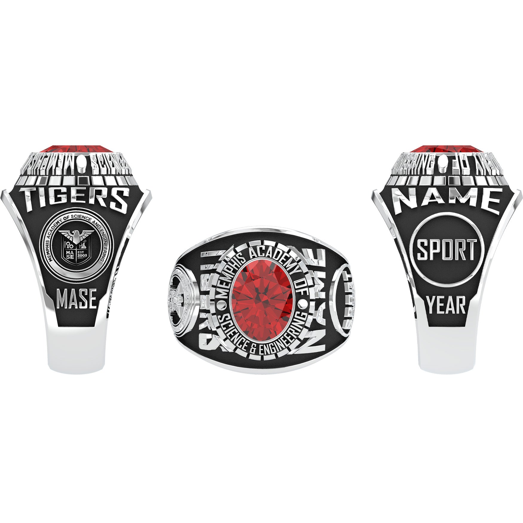 Class Ring - Traditional Style | Memphis Academy of Science and Engine ...