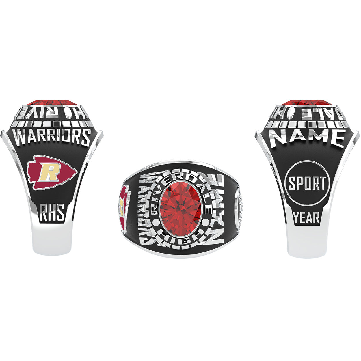 Class Ring - Traditional Style | Riverdale High School – JHA Company