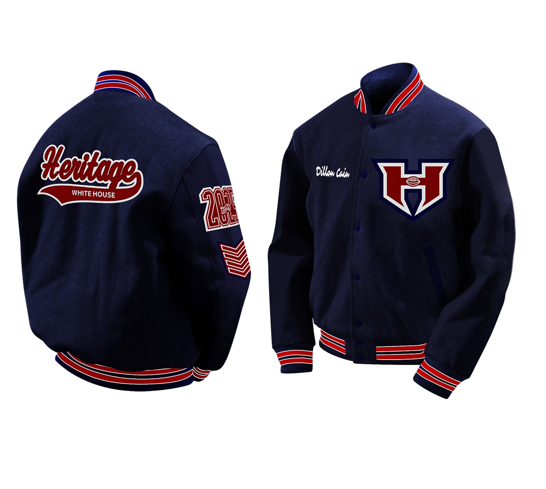 White House Heritage High School Jacket Builder | Spirit Package – JHA ...
