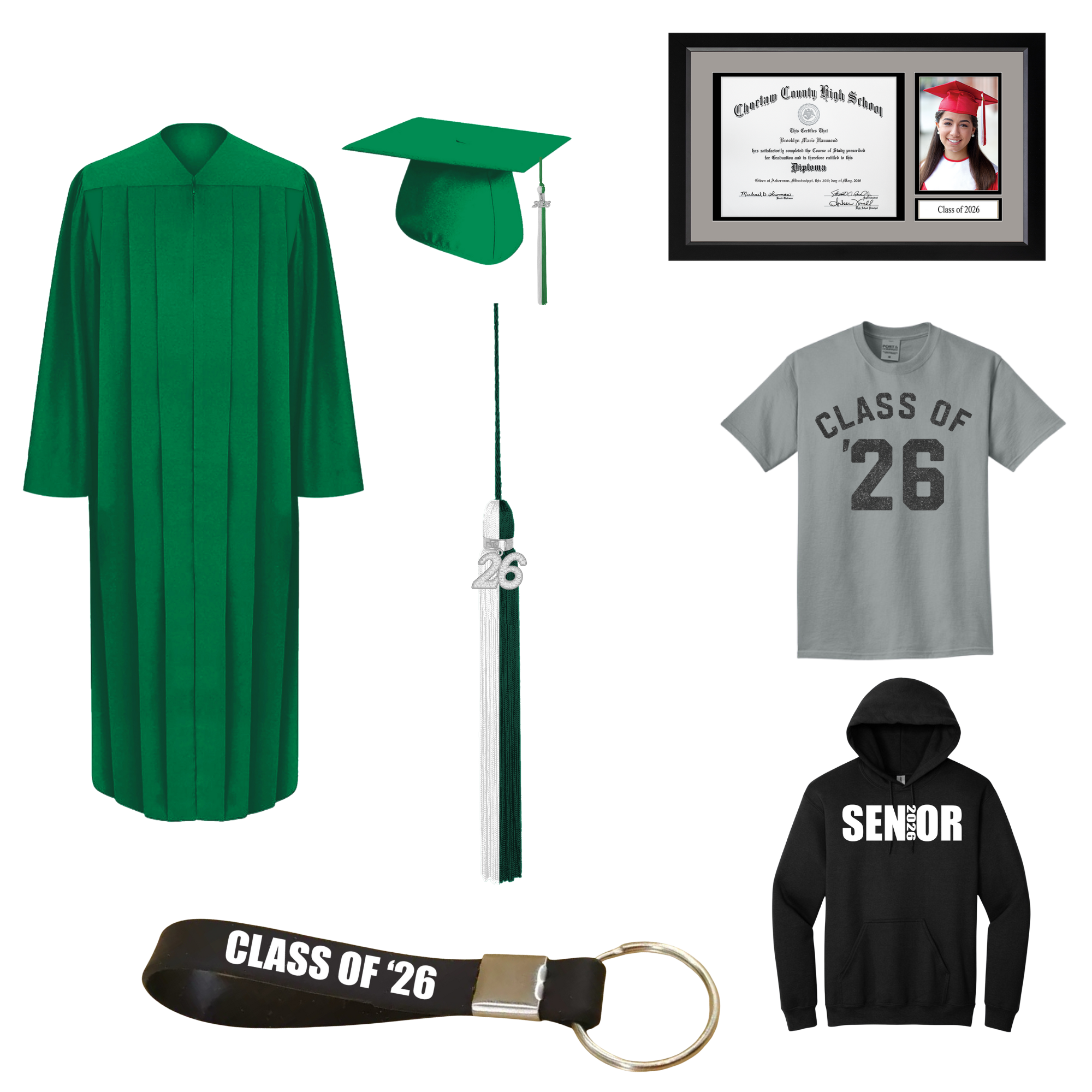 Cap & Gown Deluxe Package | Green Hill High School – JHA Company