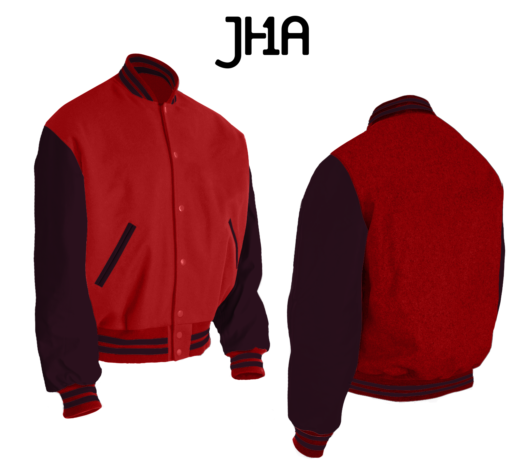 Varsity Jacket | Crimson – JHA Company