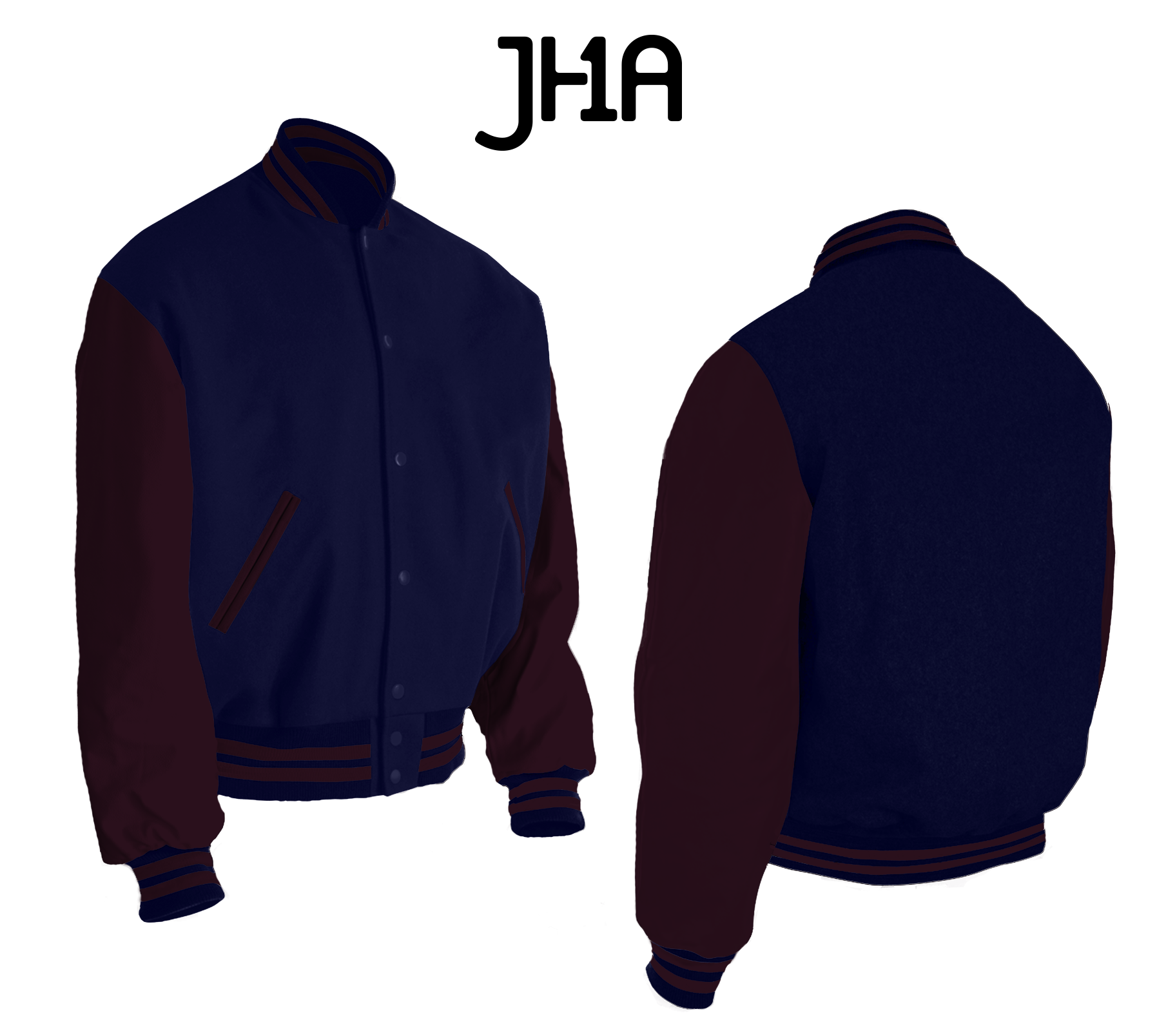 Varsity Jacket | Navy – JHA Company